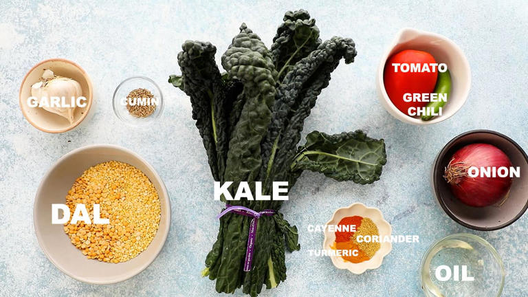 Instant Pot dal with kale