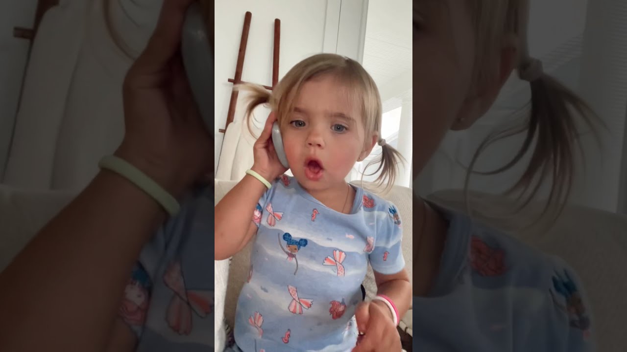 Toddler's Hilarious Phone Call: Funny Moment Captured