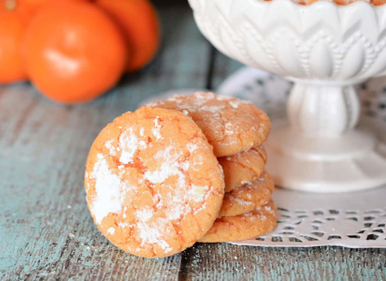 Cake Mix Orange Creamsicle Cookies Recipe