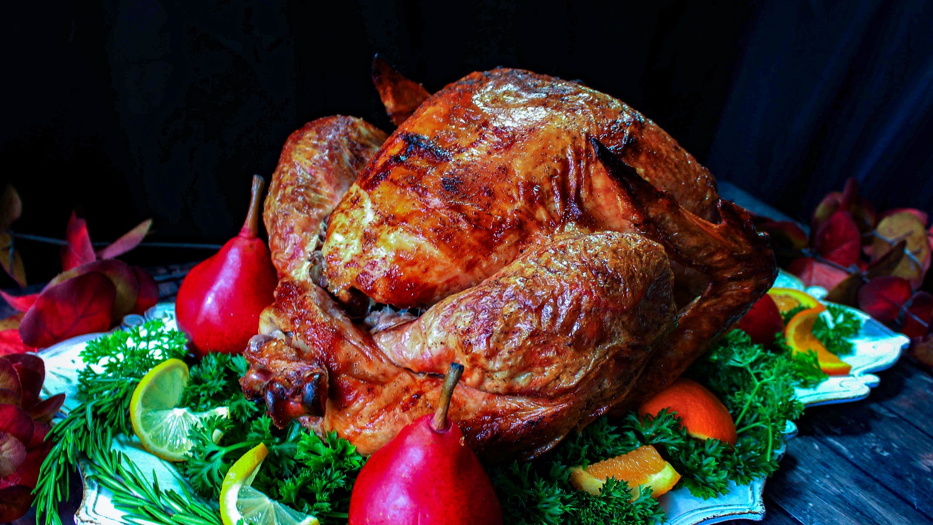 The "unfried" Turkey Cooked In An Oil-less Fryer Comes Out Tender And ...