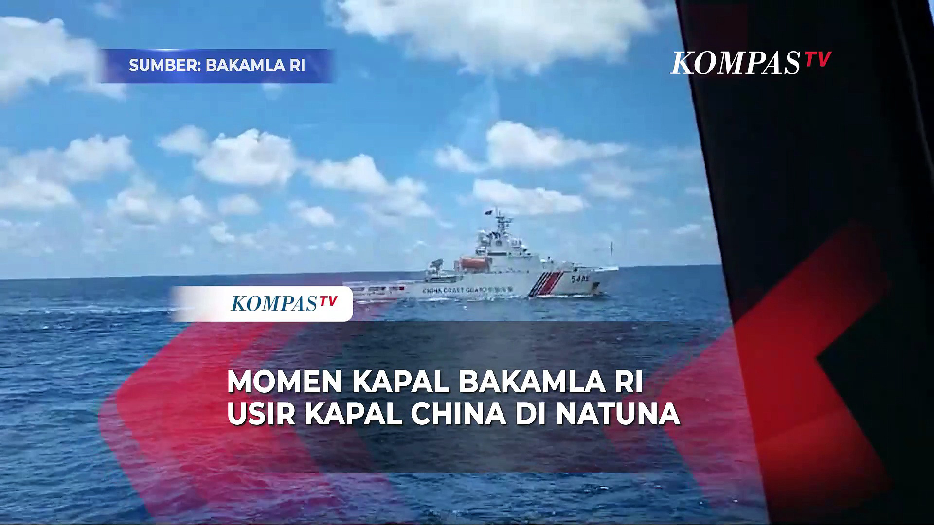 Tegang! Kapal Bakamla RI Bayang-bayangi Kapal China Coast Guard di Laut ... Tegang! Kapal Bakamla RI Bayang-bayangi Kapal China Coast Guard di Laut ...