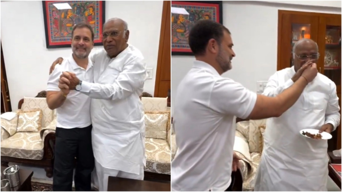 Cong Leaders Congratulate Kharge On Completing 2 Yrs As Party Chief ... Cong Leaders Congratulate Kharge On Completing 2 Yrs As Party Chief ...