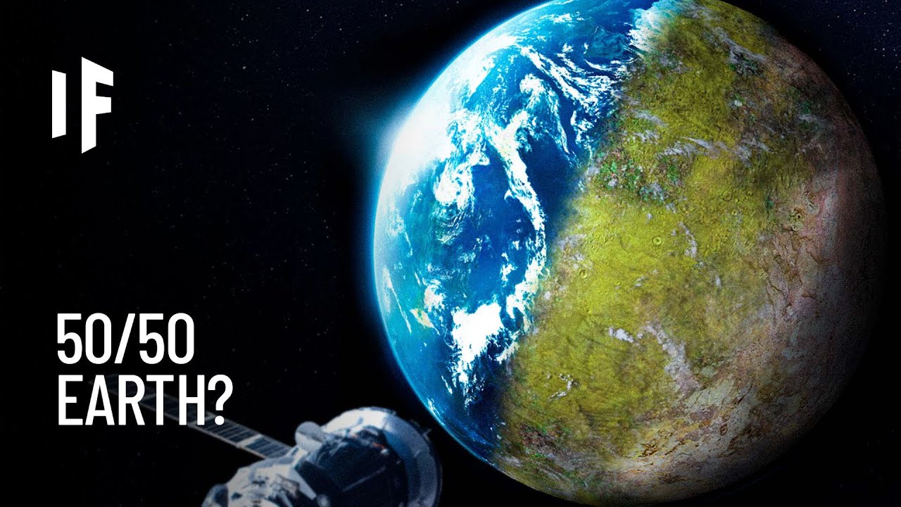 What if Earth became half land and half water?