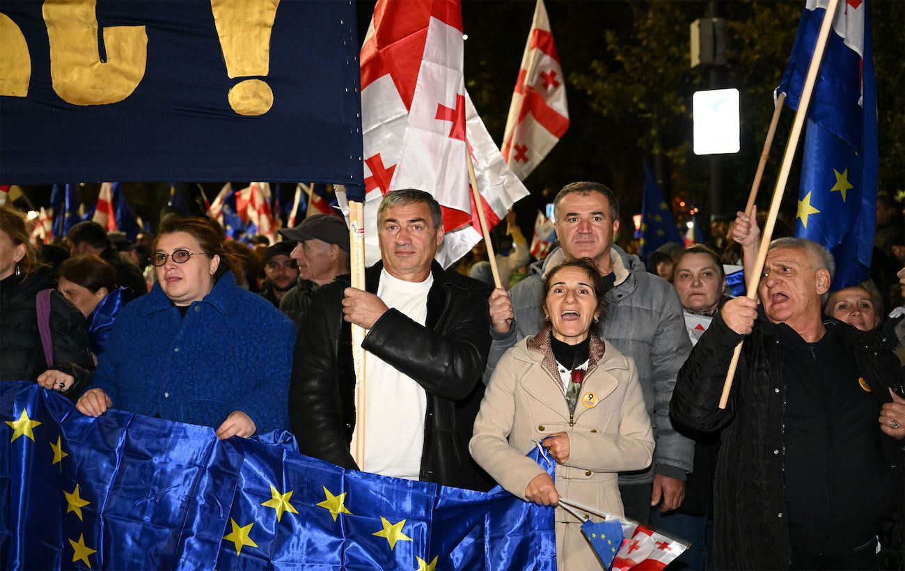 Georgian opposition rejects election results Georgian opposition rejects election results