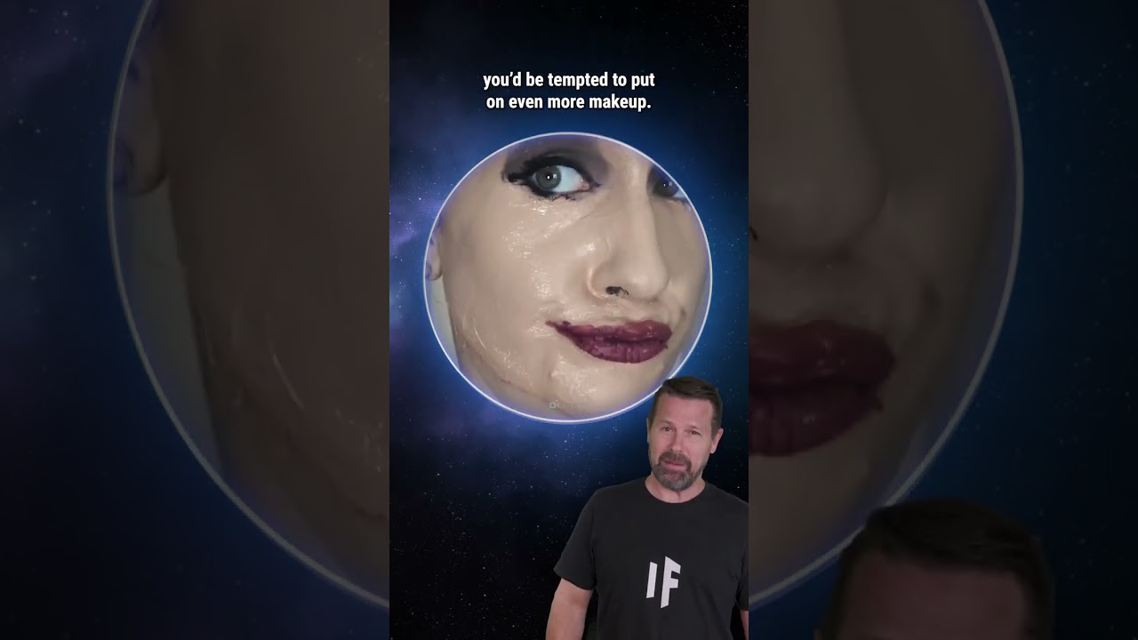 Imagine wearing 100 layers of makeup at once