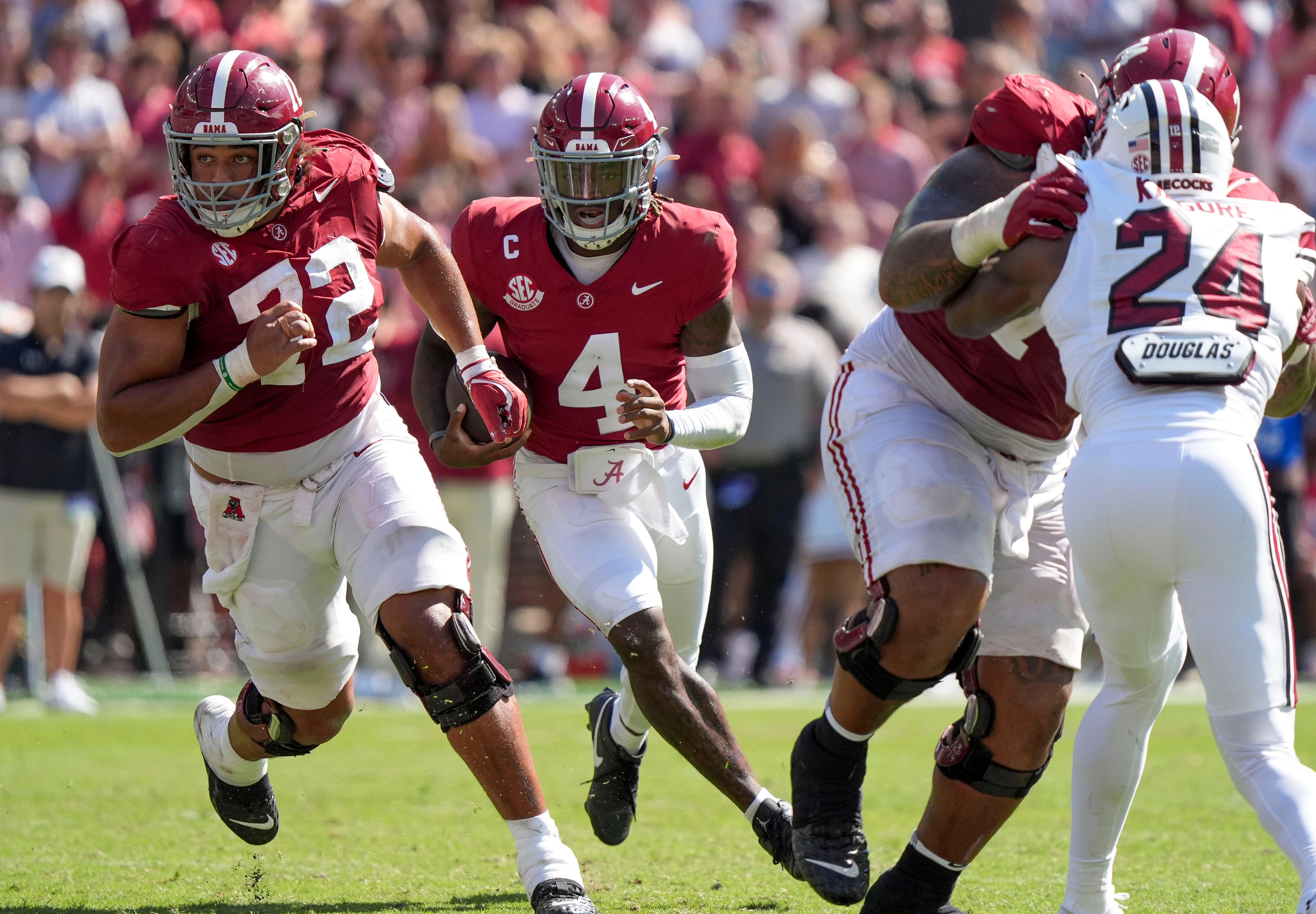 How struggles, hatred from 2023 season fuel Alabama left tackle Kadyn ...