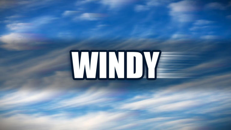 A breezy day to end the weekend