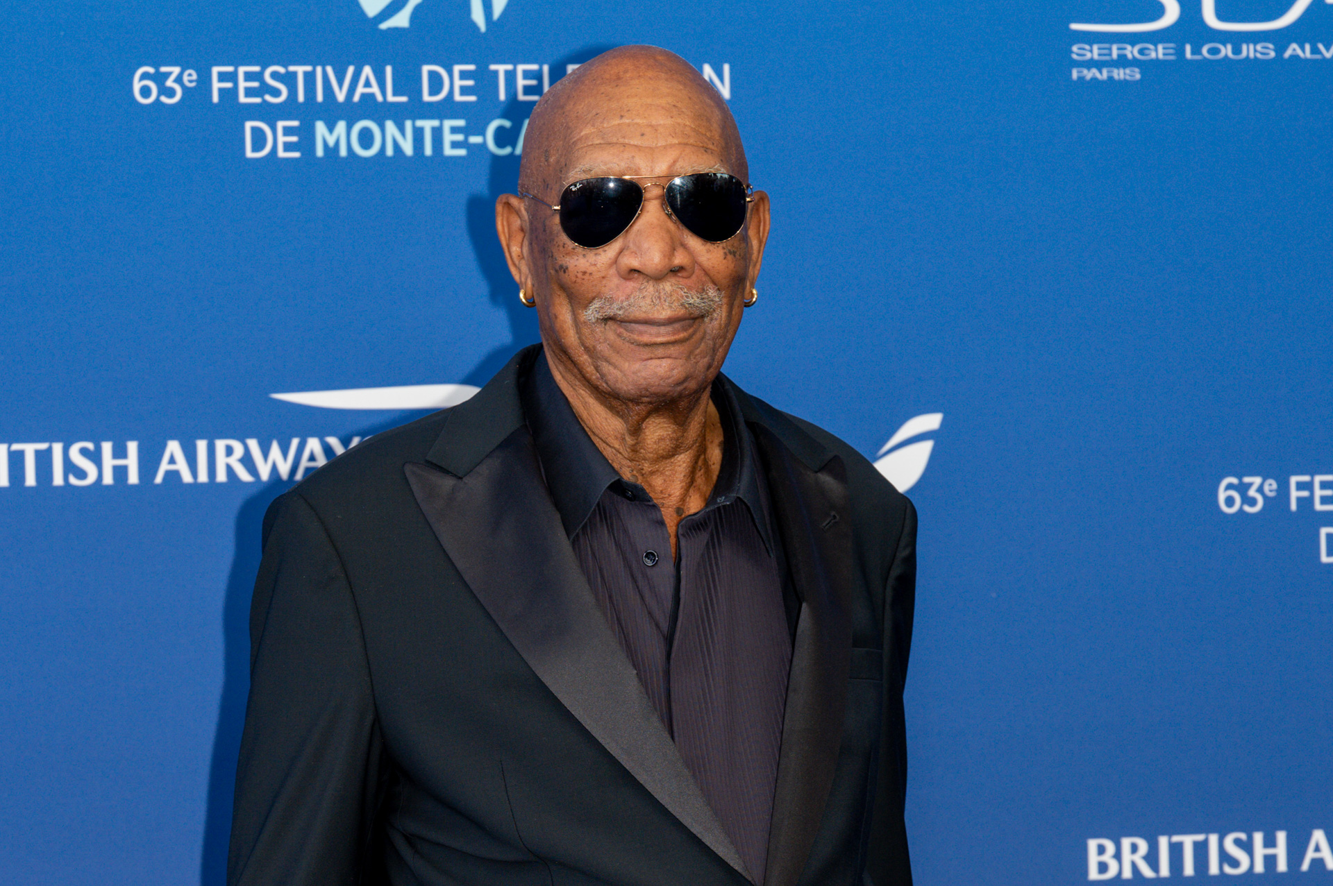 Día especial para Morgan Freeman