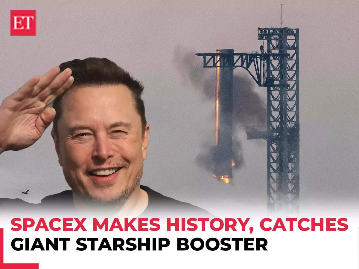 SpaceX makes history, catches giant Starship booster; big boost for ... SpaceX makes history, catches giant Starship booster; big boost for ...