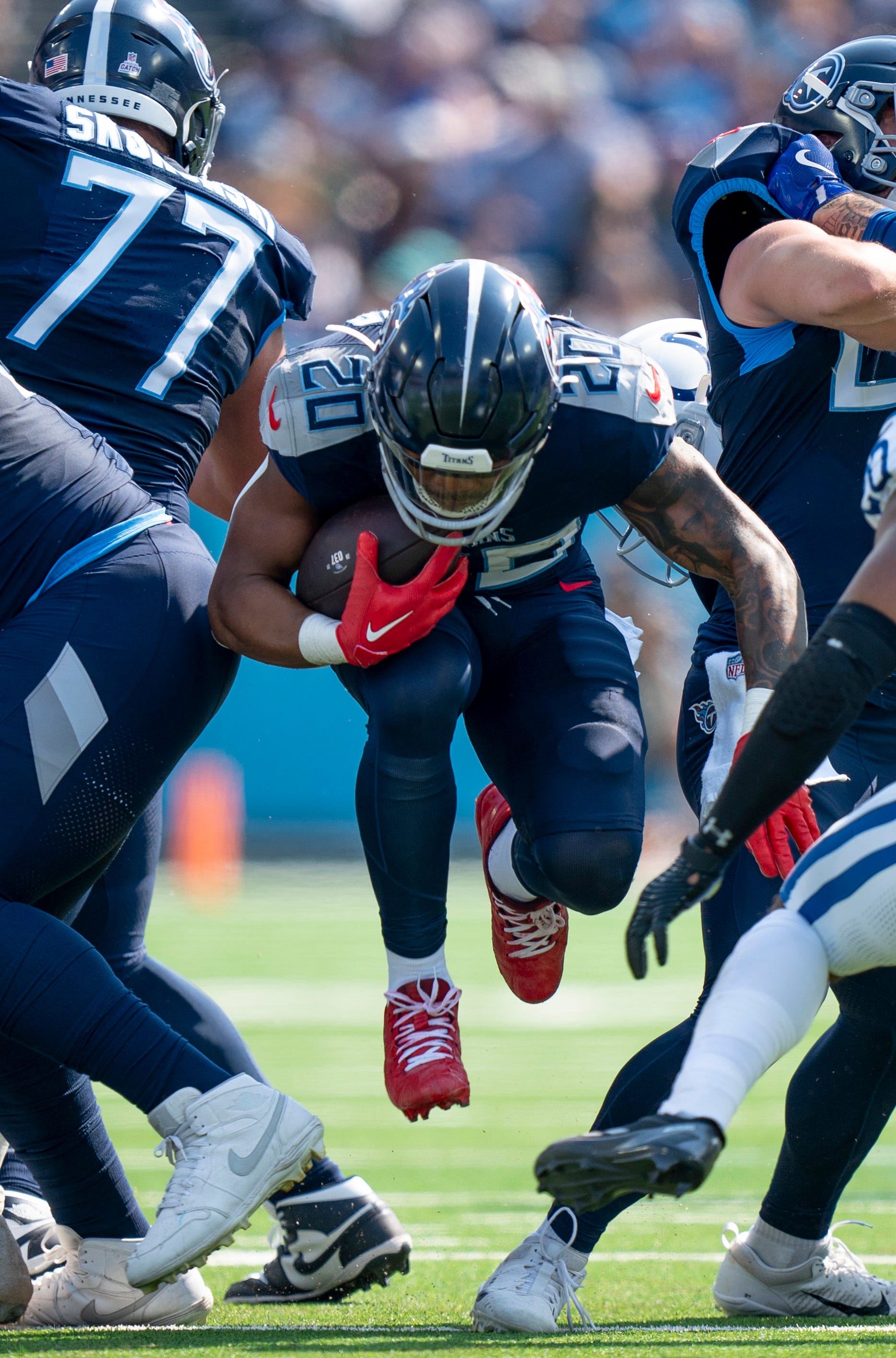 Tony Pollard cleared concussion protocol in Tennessee Titans vs Bills