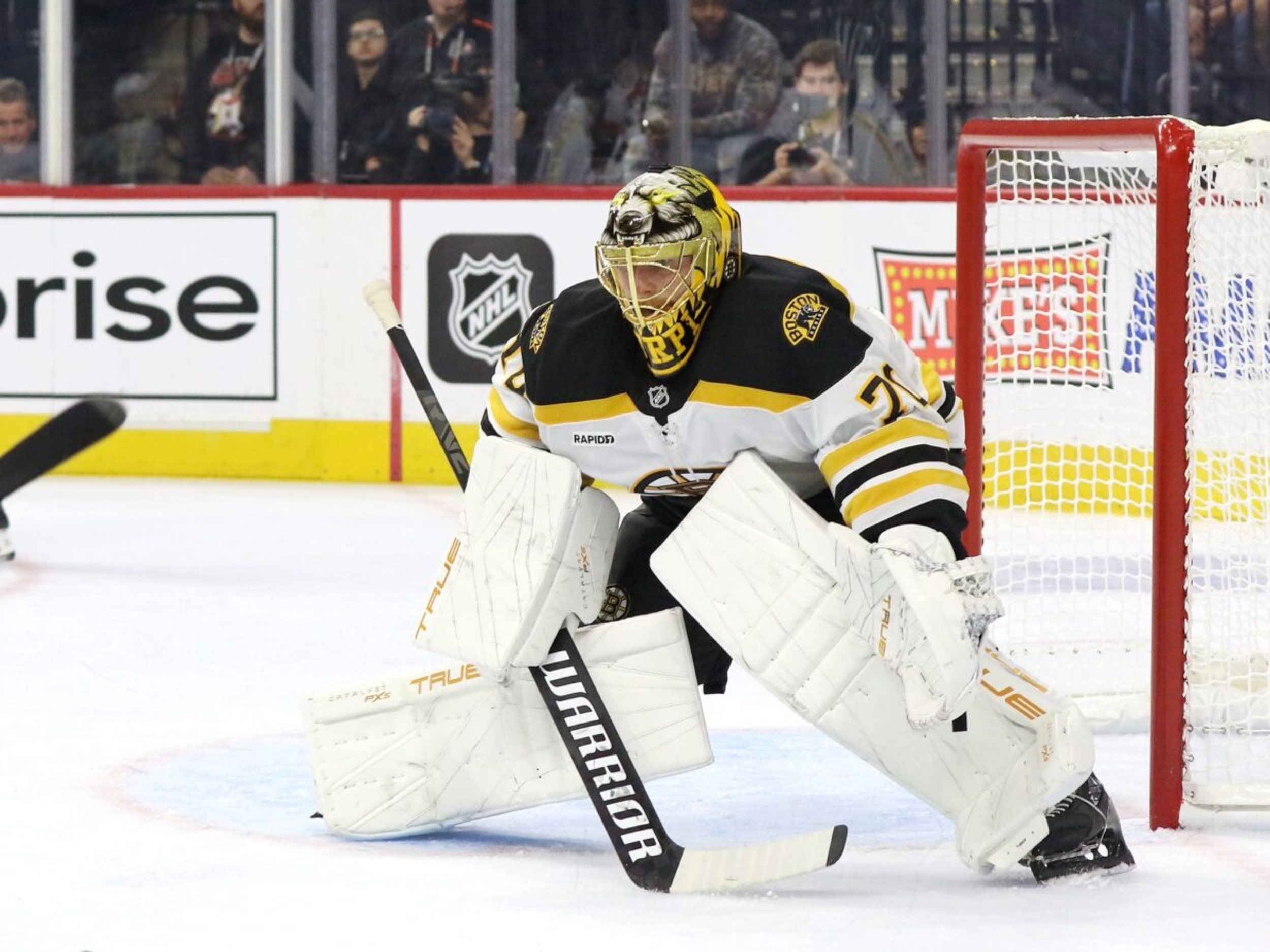 Bruins’ Goaltending Has Them Stuck Between a Rock and a Hard Place