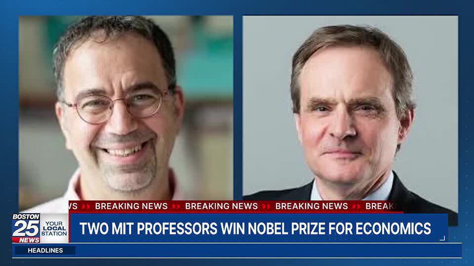 2 MIT professors win Nobel Prize for economics 2 MIT professors win Nobel Prize for economics