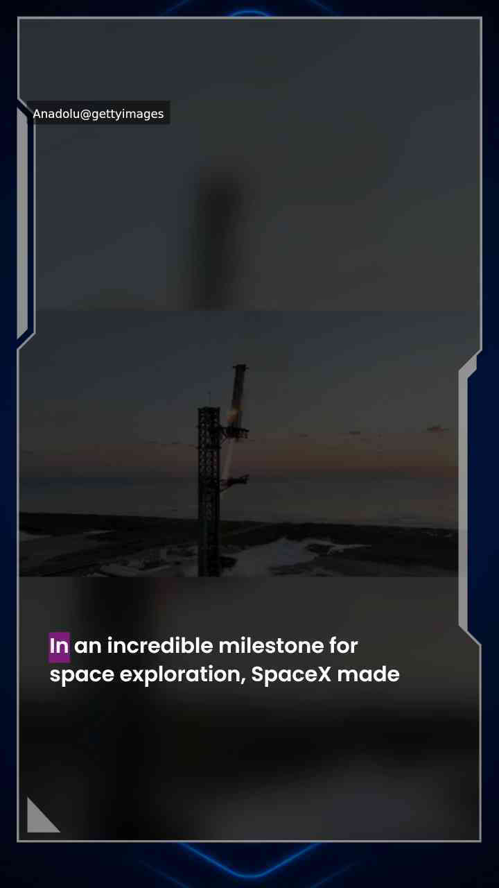 SpaceX makes history with Super Heavy booster catch SpaceX makes history with Super Heavy booster catch