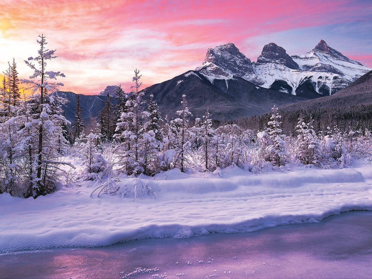 This is what winter looks like in Alberta and Saskatchewan