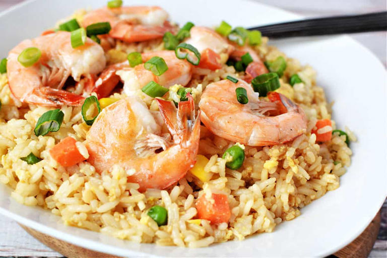 Recipe for Fried Rice with Shrimp