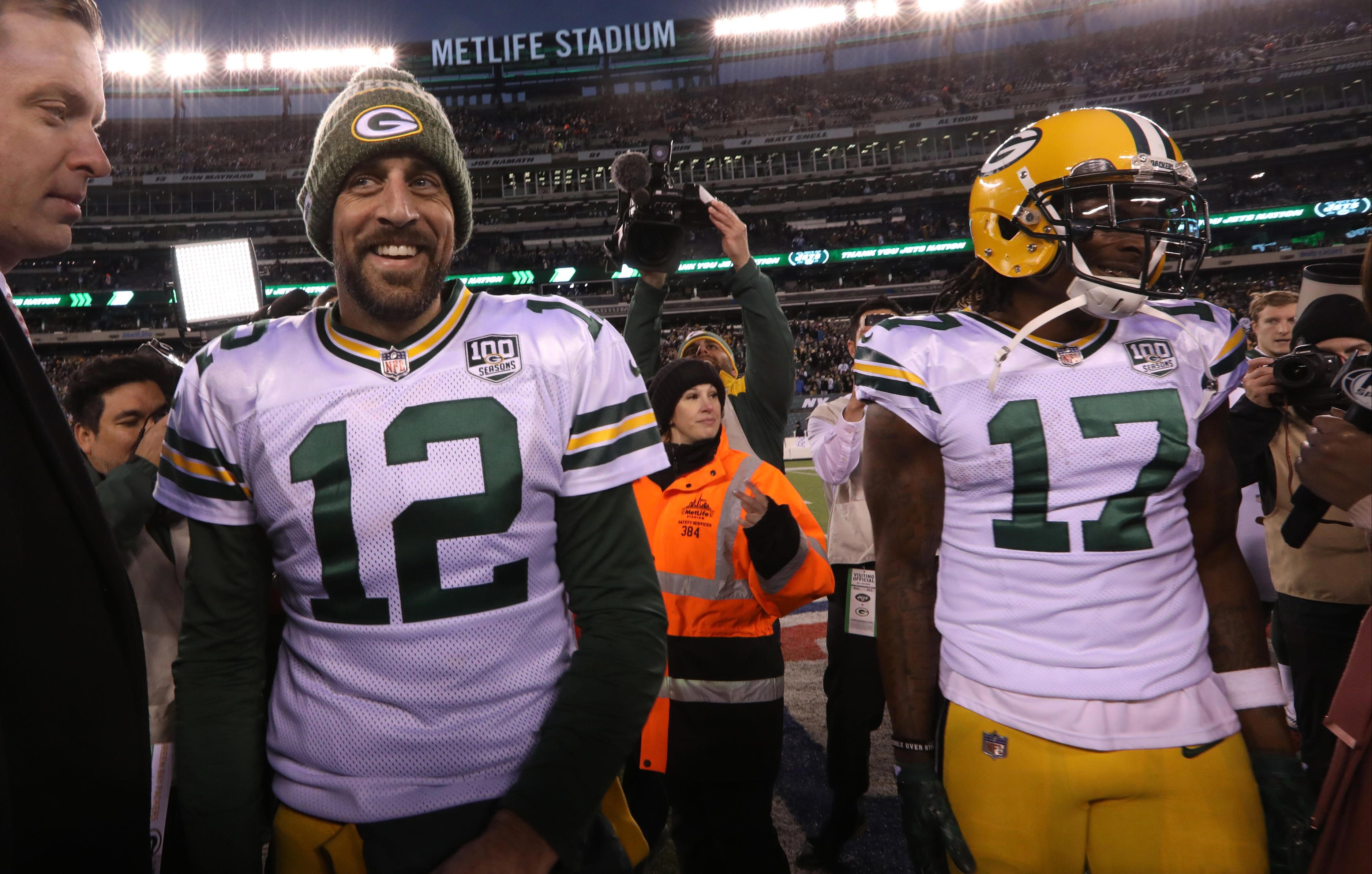 Davante Adams appears on the 'The Pat McAfee Show' with Aaron Rodgers ... Davante Adams appears on the 'The Pat McAfee Show' with Aaron Rodgers ...