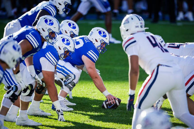 BYU center settling in as the CPU of BYU’s rebuilt offensive line