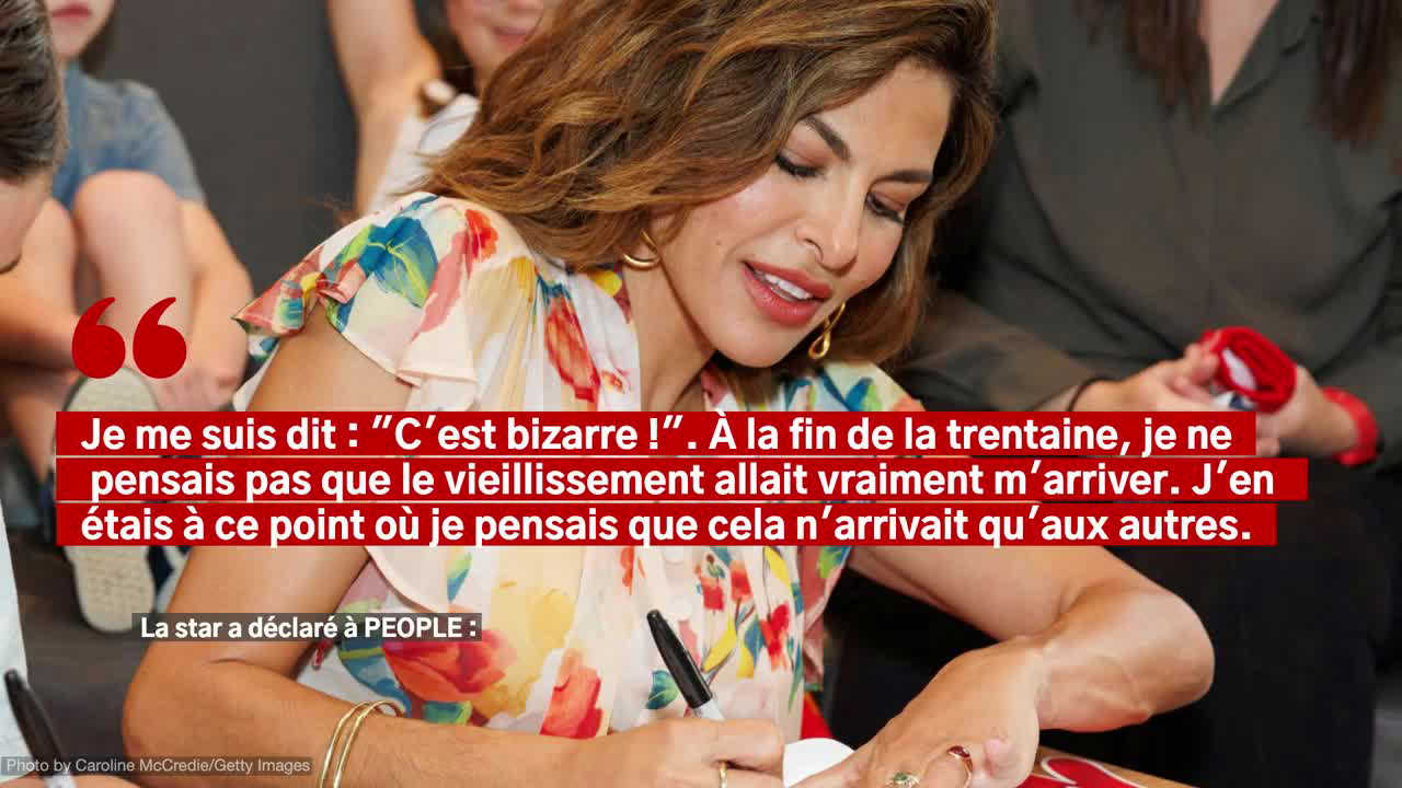 Eva Mendes pensait qu'elle n'allait jamais vieillir : Eva Mendes pensait qu'elle n'allait jamais vieillir :