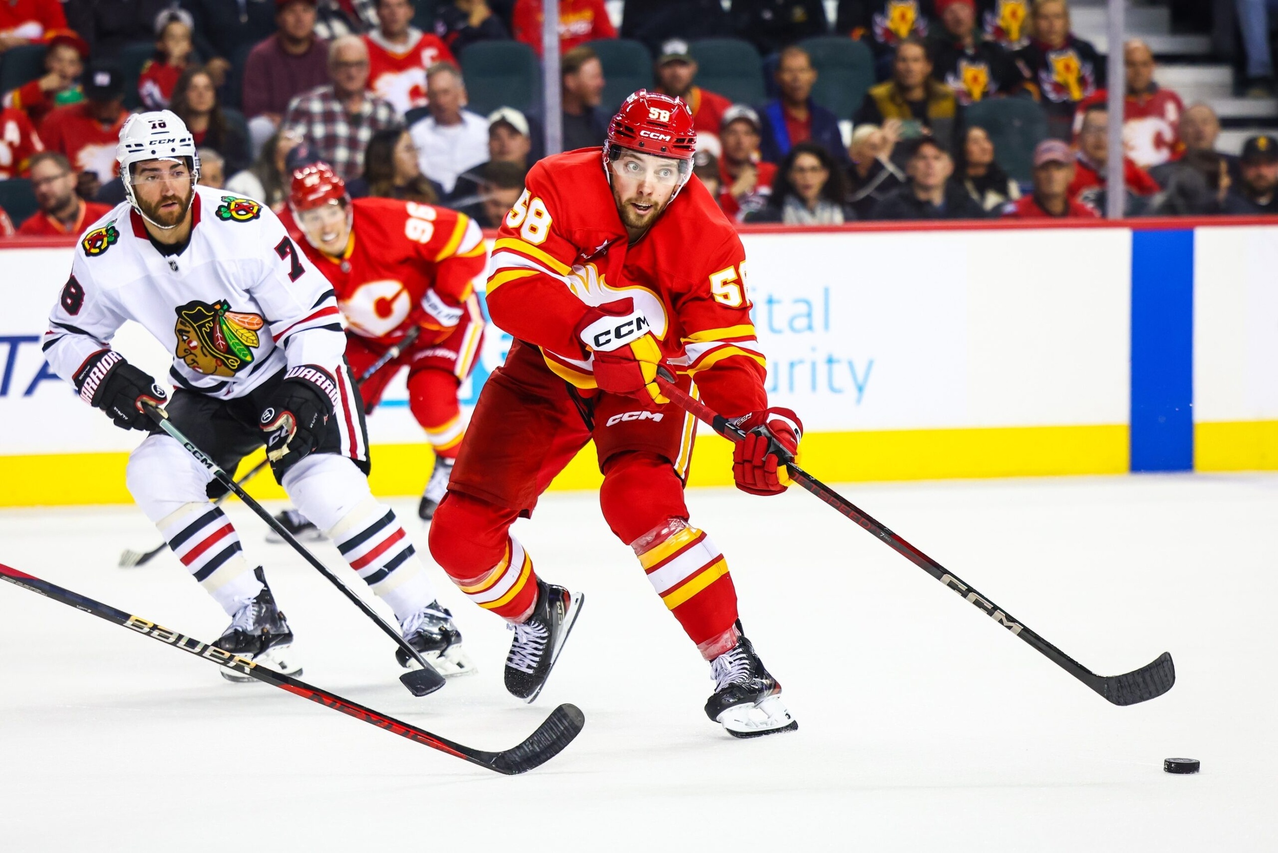 Flames forward Justin Kirkland out for season after knee surgery