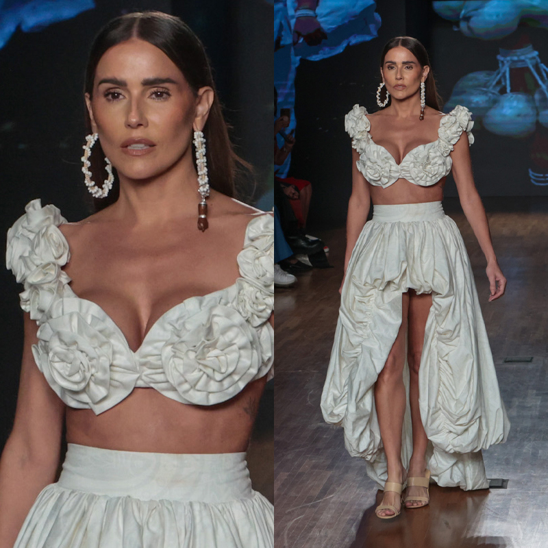 Deborah Secco, Cris Vianna, Lore Improta... Famosas arrasam no desfile ... Deborah Secco, Cris Vianna, Lore Improta... Famosas arrasam no desfile ...