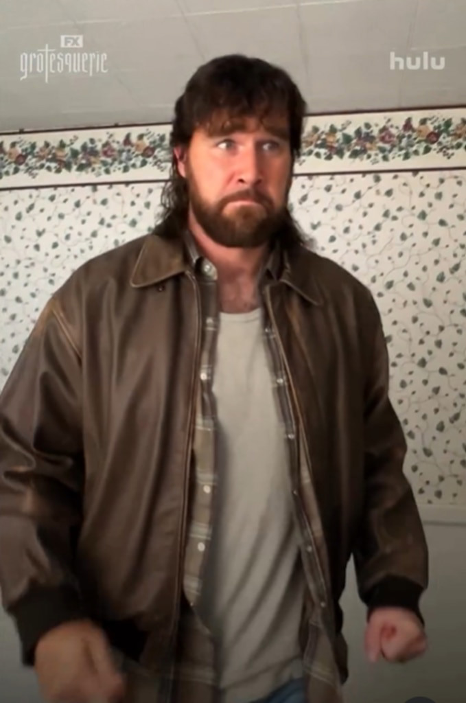 Travis Kelce Debuts Shocking Mullet Transformation for Grotesquerie Travis Kelce Debuts Shocking Mullet Transformation for Grotesquerie