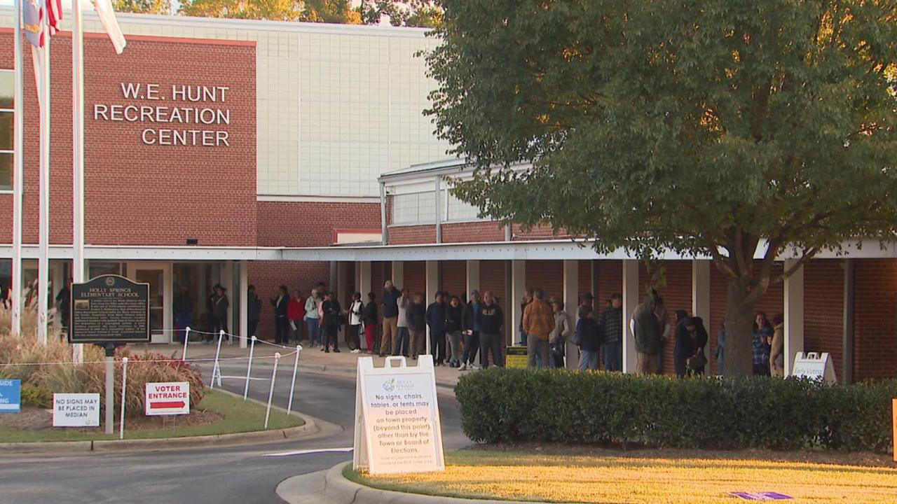 North Carolina sets record for first day of early voting North Carolina sets record for first day of early voting