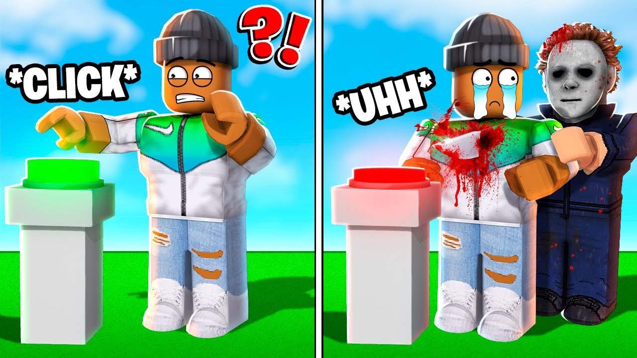 Don't press the horror button map: Roblox secrets