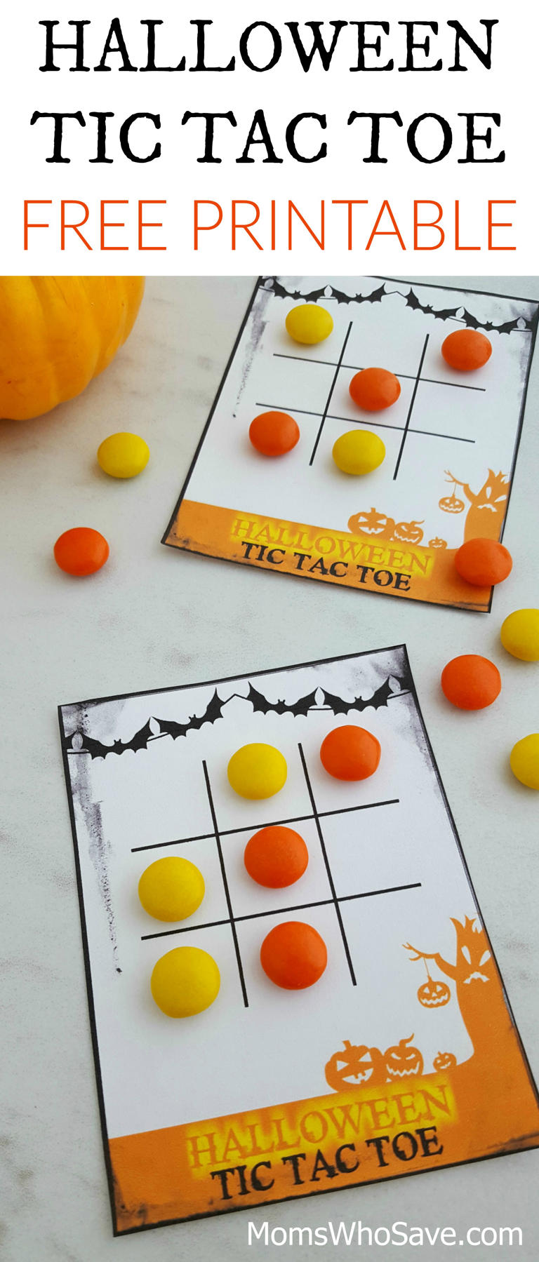 Free Printables: Halloween Tic Tac Toe Game Cards
