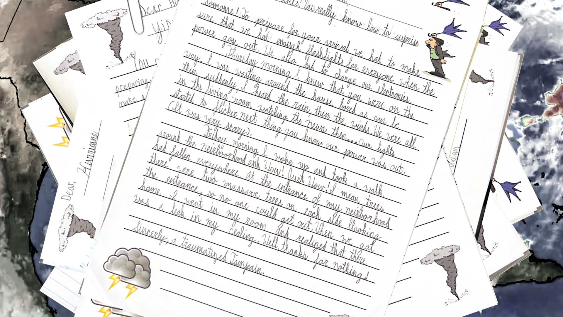 Florida 5th Graders Write: ‘Dear Hurricane Milton