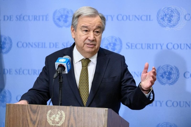 UN chief condemns Israeli strikes at 'crucial moment' in peace efforts