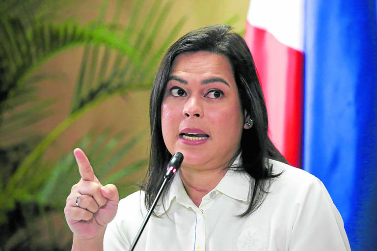 Sara Duterte takes oath to tell truth at OVP fund probe Sara Duterte takes oath to tell truth at OVP fund probe
