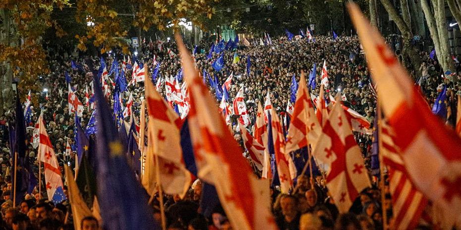 Γεωργία: Διαδήλωση στην Τυφλίδα κατά του νέου φιλορώσου προέδρου