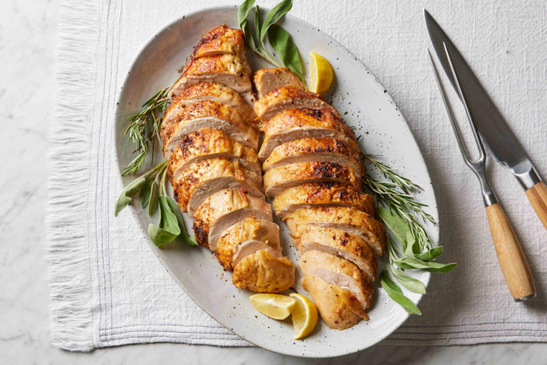 Carving Turkey Breast Into Perfect Slices Like a Pro