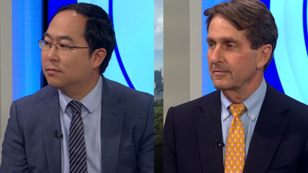 Andy Kim, Curtis Bashaw campaigning for New Jersey Sen. Bob Menendez's ... Andy Kim, Curtis Bashaw campaigning for New Jersey Sen. Bob Menendez's ...