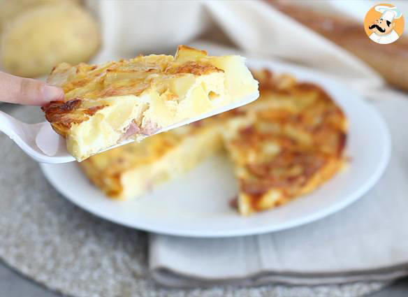 Baked tortilla omelette