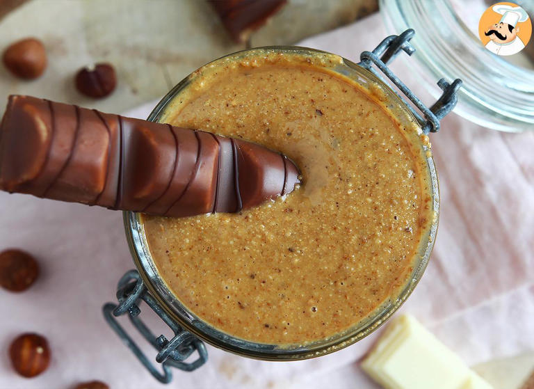 Crema sabor kinder bueno para untar – sólo 2 ingredientes