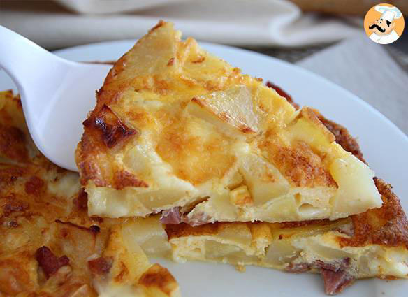 Baked tortilla omelette