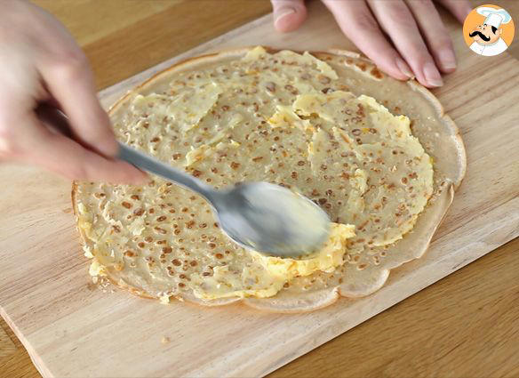 Crepes suzette (crepe de laranja, receita francesa)