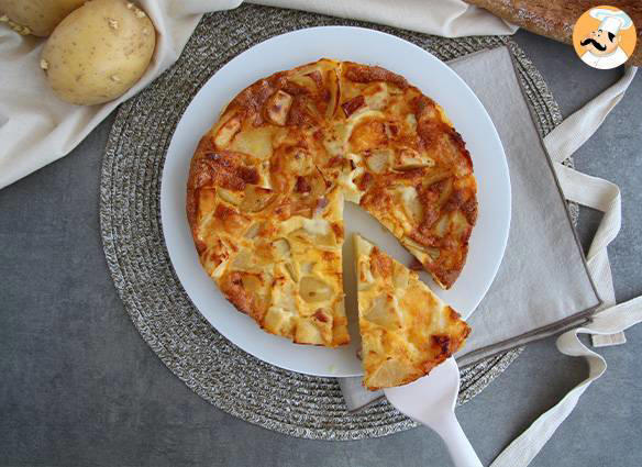 Baked tortilla omelette