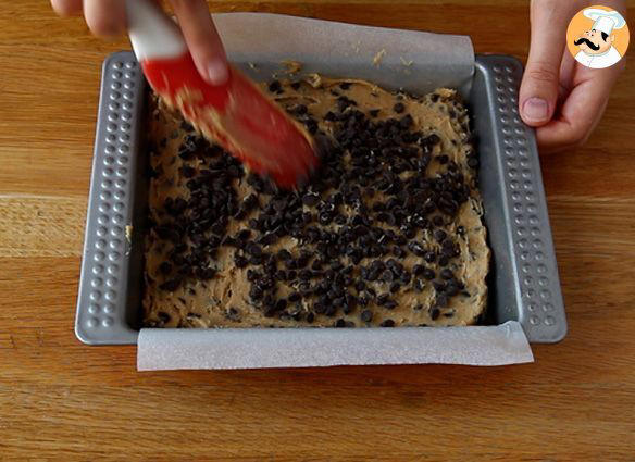 Bizcocho cookie con pepitas de chocolate