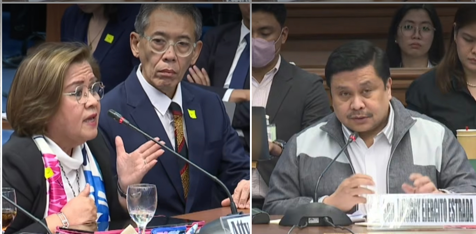 Jinggoy asks De Lima: Why didn’t you file a case vs. Duterte? Jinggoy asks De Lima: Why didn’t you file a case vs. Duterte?