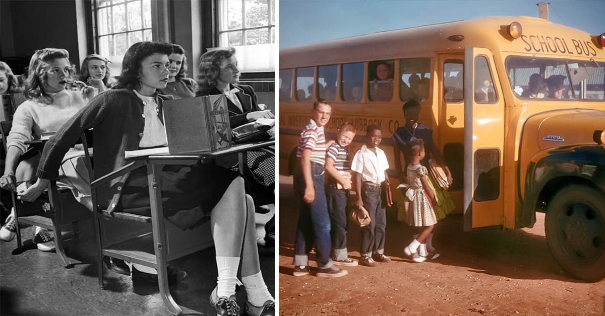 22 Photos of What Having School Was Like in the 1950s