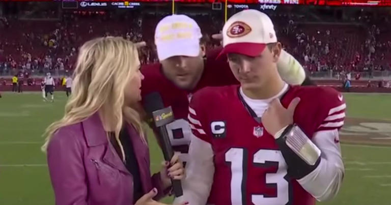Nfl All Pro Nick Bosa Crashes Nbc Interview To Show His Support For