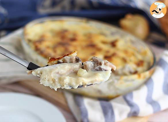 Fish gratin, quick and simple