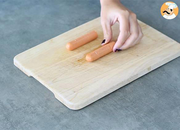 Blutige Halloween-Hotdogs