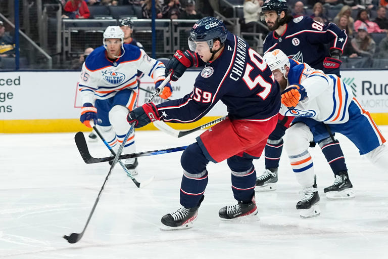 Why does Yegor Chinakhov want to be traded and what can the Columbus ...