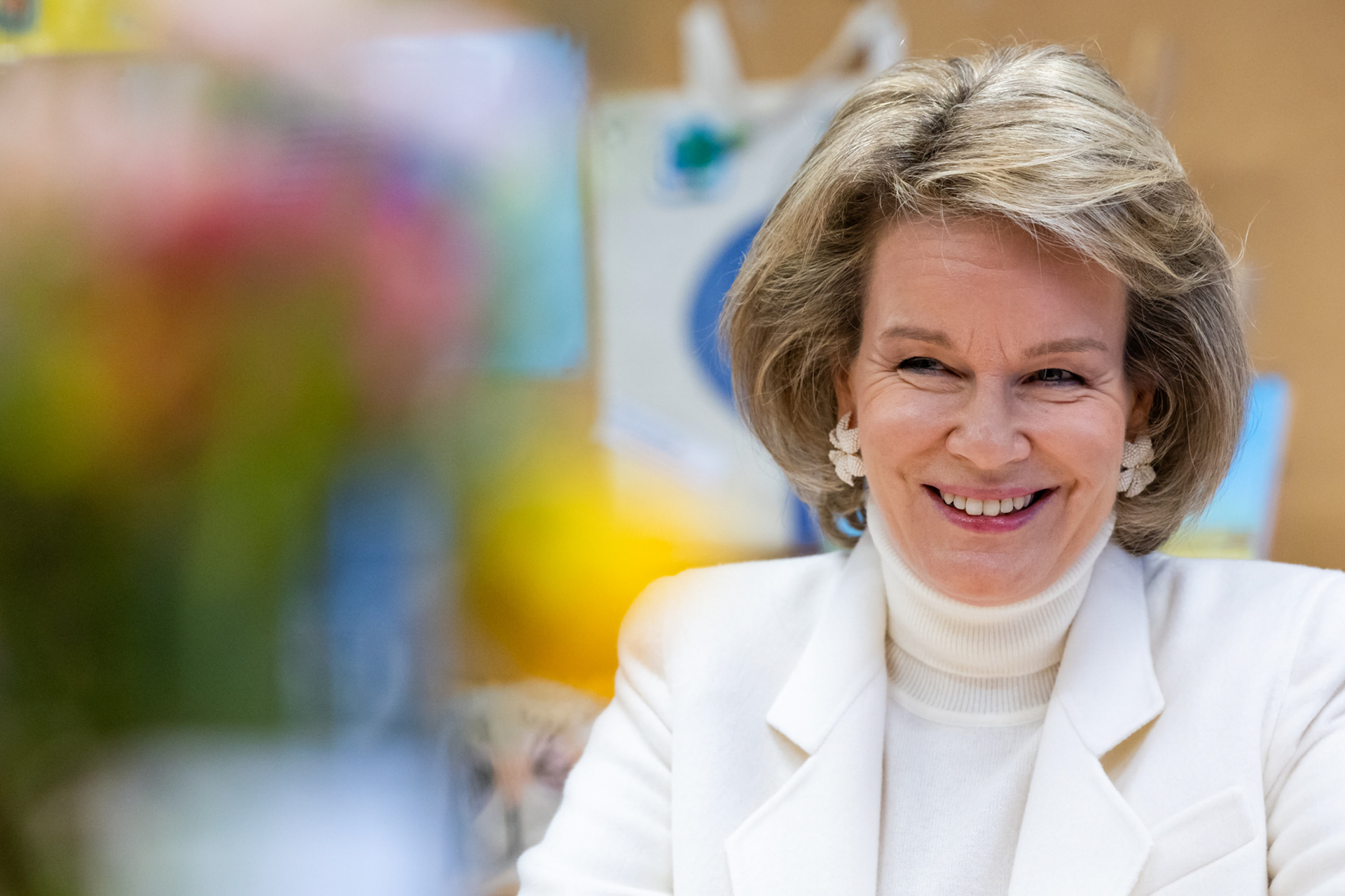 La reine Mathilde réprimande un journaliste