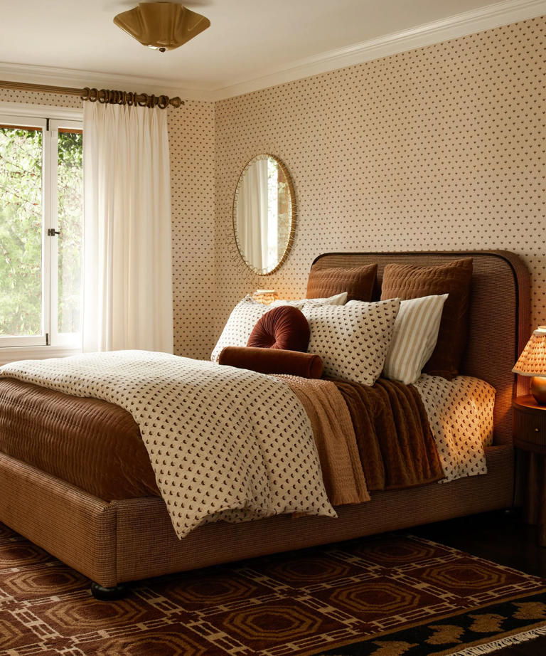 I’m refreshing my cottage bedroom for 2026 with a flush mount light