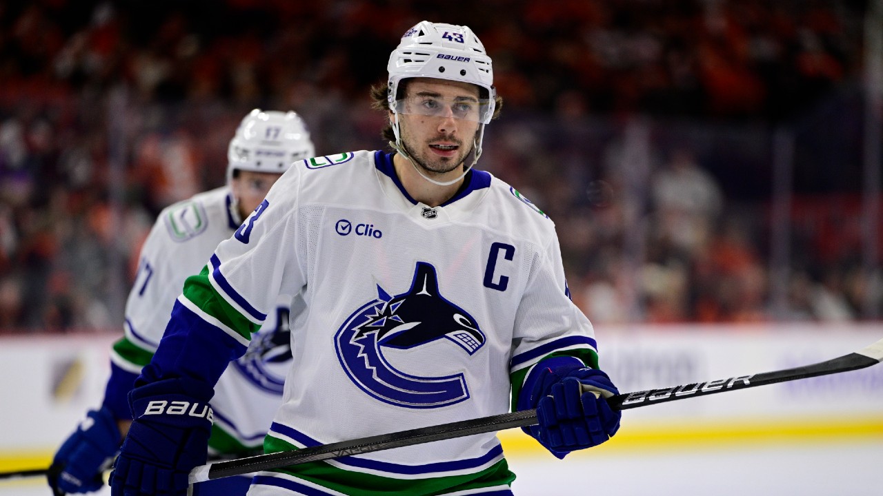 Canucks star defenceman Hughes returns to play against Canadiens