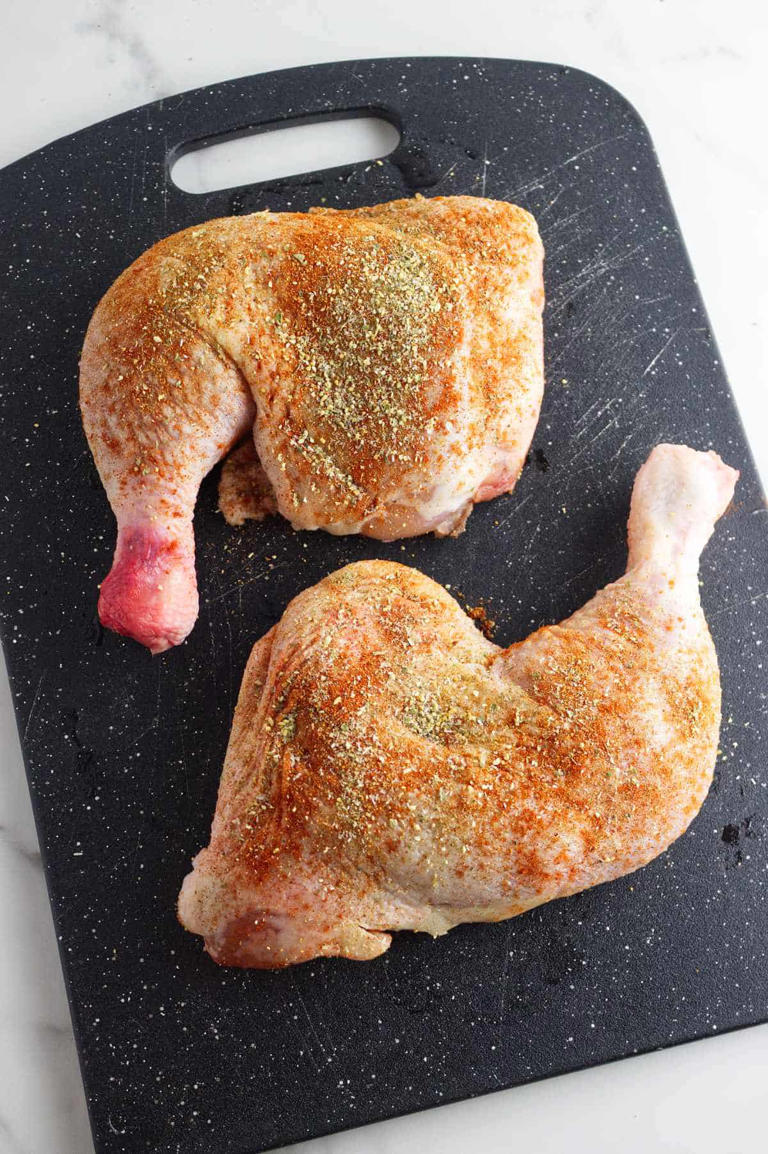 Air Fryer Chicken Leg Quarters